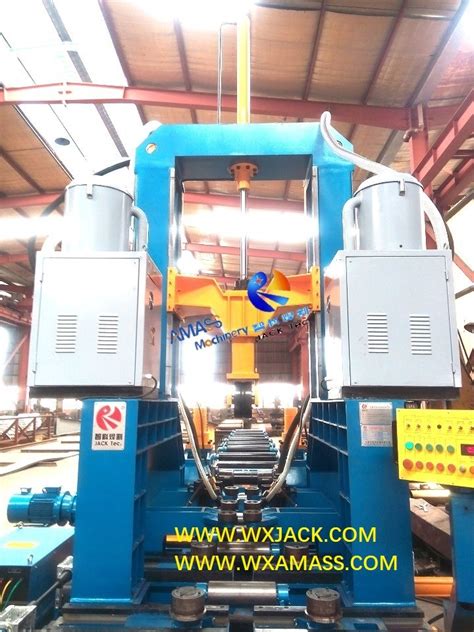 Steel Structure Production Line 3 In 1 I H Beam Fabrication Machine