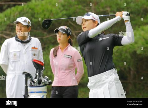 Aug 25 2022 Chuncheon South Korea Kim Ji Hyun Action On The 2th Hall During An Hanhwa Classic