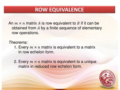 PPT ROW ECHELON FORM AND REDUCED ROW ECHELON FORM PowerPoint Presentation ID 7072853