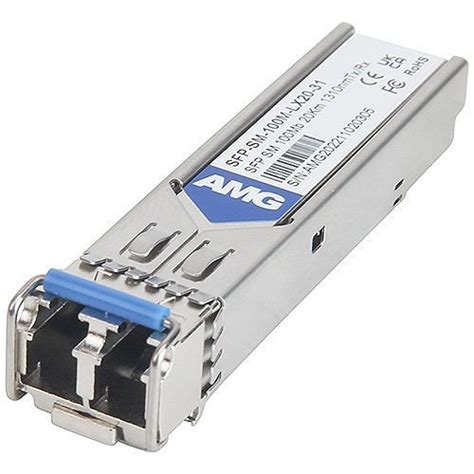 AMG SFP-SM-100M-LX20-31 SFP-100M Series, SFP Module, 100Mbps 20Km Dual ...