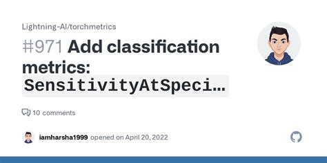 Add Classification Metrics `sensitivityatspecificity` And