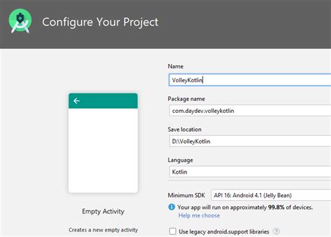 เขียนแอป Android ด้วย Kotlin การอ่าน Json Parser ผ่าน Volley