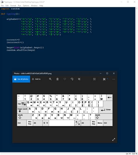 using python to learn non english keyboard layouts 8 steps instructables