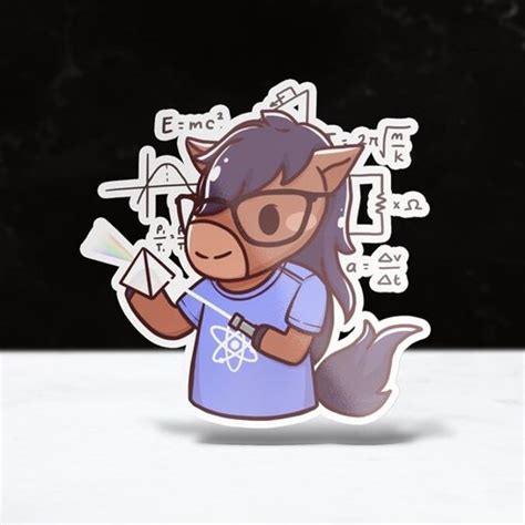 Chibi Physics Sticker Cpp Cal Poly Pomona Vinyl Wate Inspire