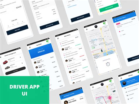 Driver App Ui 2020 On Behance