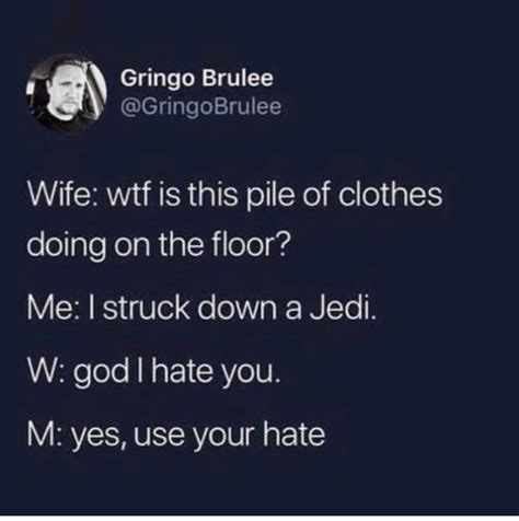 Use Your Hate 🤣😂 Rstarwarsmemes