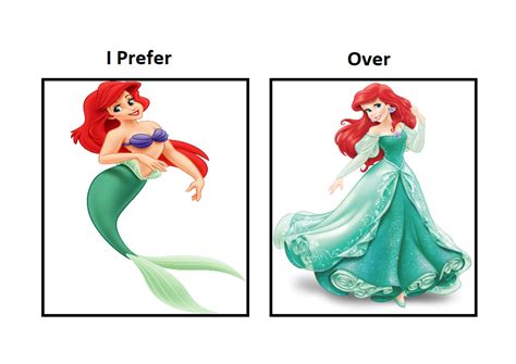 I Prefer Mermaid Ariel Over Human Ariel By Nikki1975 On Deviantart