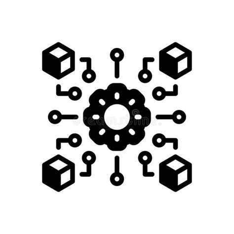 Black Solid Icon For Framework Network And Development Stock Illustration Illustration Of Black Solid Icon For Framework Network And Development Stock Illustration Illustration Of