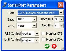 Advanced Serial Port Parameters