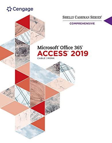 Shelly Cashman Series Microsoft Office 365 And Access 2019 Comprehensive