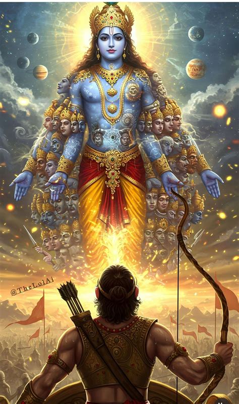 Shree Krishna With Sudarshan Chakra