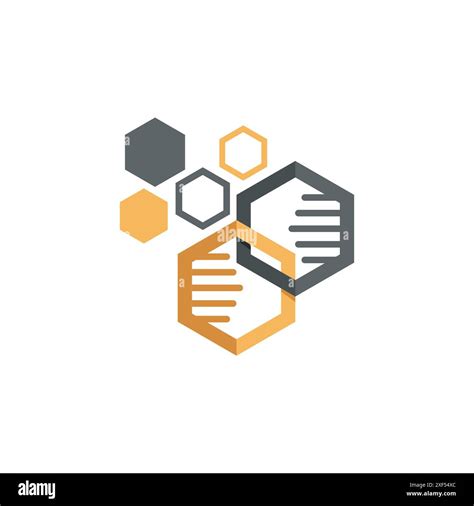 Creative Hexagon Bio Technology Symbol Lab Logo Vector Image Hexagonal