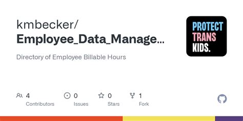GitHub Kmbecker Employee Data Management Directory Of Employee Billable Hours
