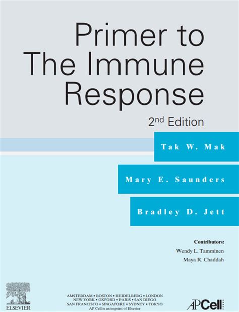 Primer To The Immune Response 2nd Edition Library Lyceum