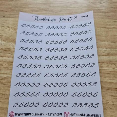 Hydrangea Habit Tracker Sticker Decorative And Functional Planning