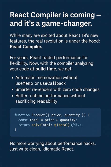 Reactcompiler Reactjs Performance Webdevelopment Javascript Yazan Abu Al Kass