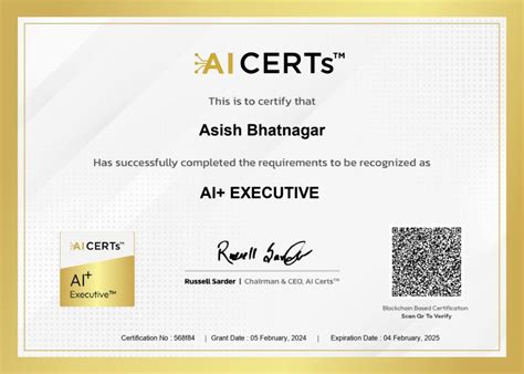 Starting 2024 With Ai Certification From Ai Certs In The Era Of Ai This Is One Of The Most