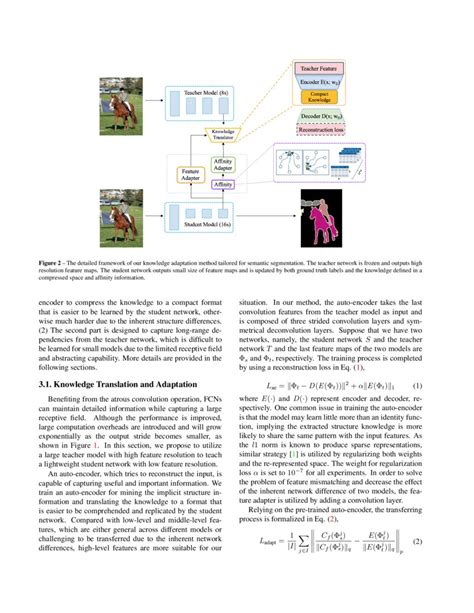 knowledge adaptation for efficient semantic segmentation deepai