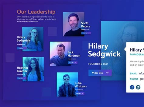 Team Page Design Concept Team Page Page Design Concept Design