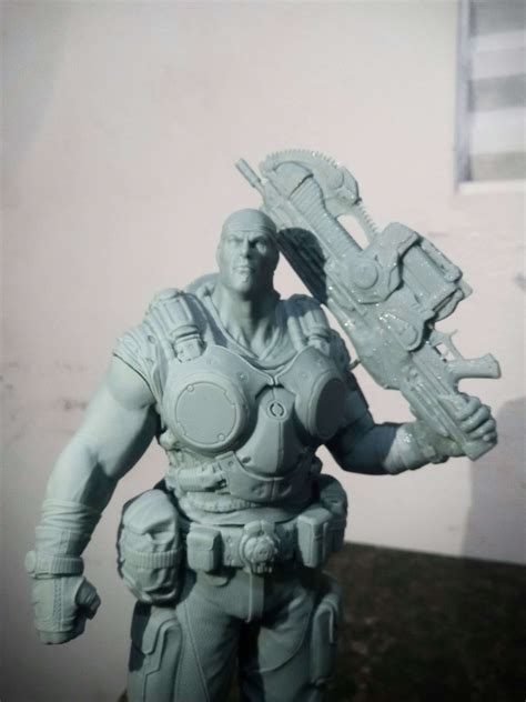 🗿 Marcus Fenix・ Stl File For ・cults