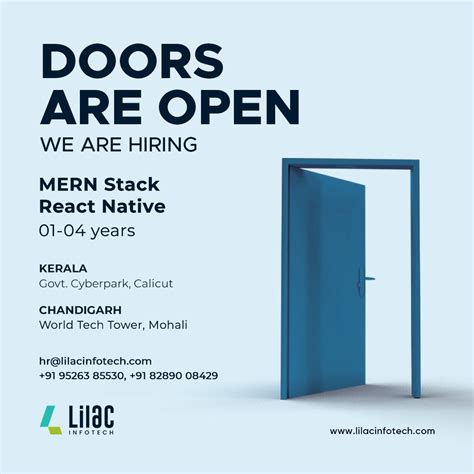 Connection Hiringalerts Reactnative Mern Earlybird Experiencedprofessionals Developers