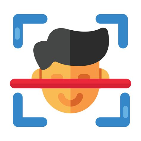 An Editable Design Icon Of Face Recognition 36402339 Vector Art At Vecteezy