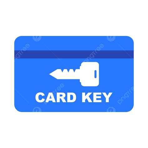 Modern Card Key Icon Digital Key Vector Home Unlock Object Vector Home