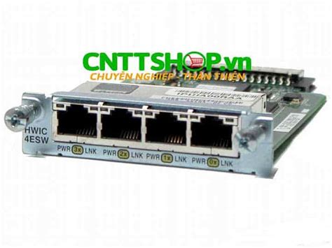Hwic 4esw Cisco 4 Port Etherswitch 10base T 100base Tx