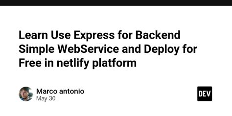 Learn Use Express For Backend Simple Webservice And Deploy For Free In