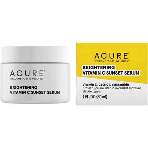 Acure Brightening Vitamin C Sunset Serum 30ml Healthylife