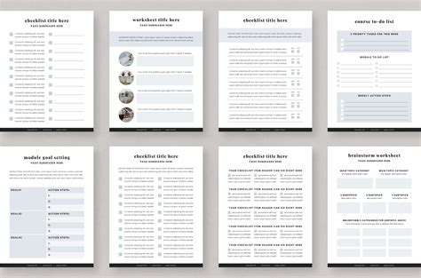 Ebook Workbook Creator Template For Coaches Etsy Uk