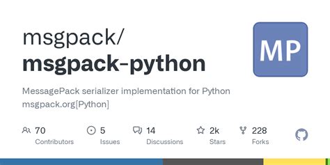 Github Msgpackmsgpack Python Messagepack Serializer Implementation