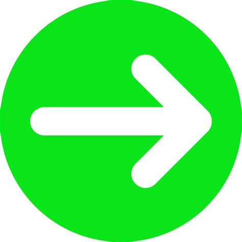Arrow Direction Green Move Progress Right Icon Download On Iconfinder