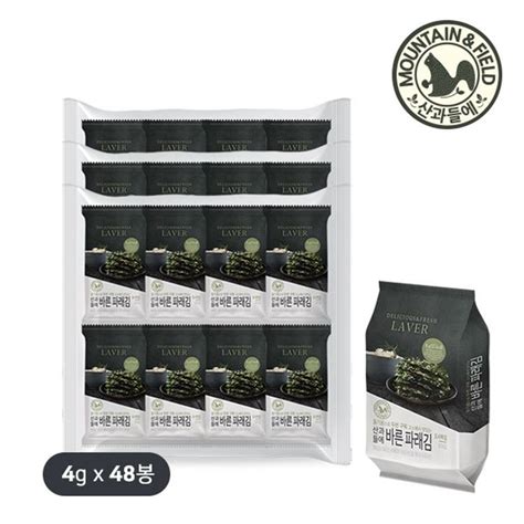 바른파래도시락김16봉x3 홈플러스 택배배송