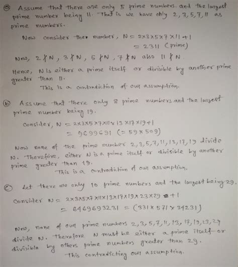 In The Proof Of Theorem 47 Euclids Proof That There Are Infinitely