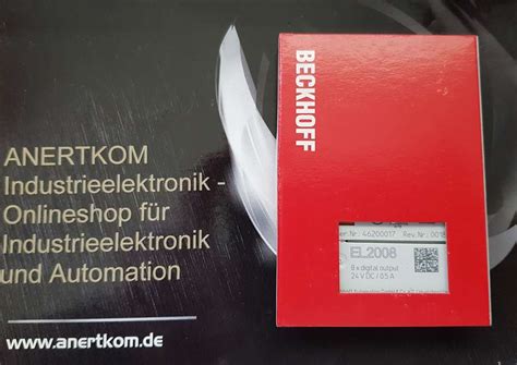 Beckhoff EL Channel Digital Output Terminal Andre Ertel ANERTKOM Industrial Electronics