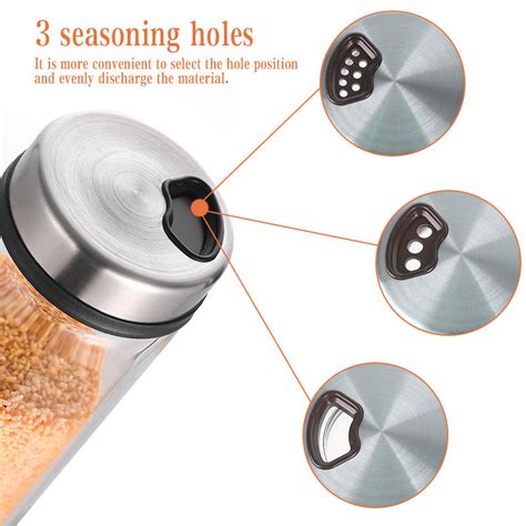 Badu Bg Комплект запечатани бутилки за подправки шаблон с множество