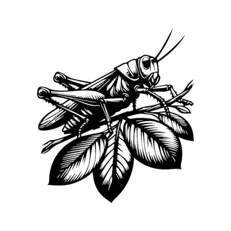 Grasshopper Logo Design Grasshopper Vector Illustration Logo Ready To