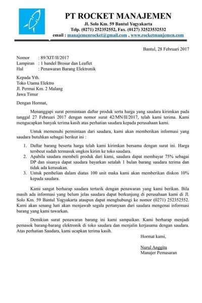 12 Contoh Surat Resmi Untuk Berbagai Jenis Keperluan