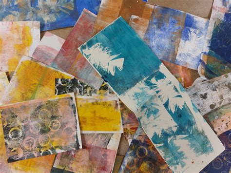 Printmaking Course Gelli Plate Prints With Cläre Basel Cambridge
