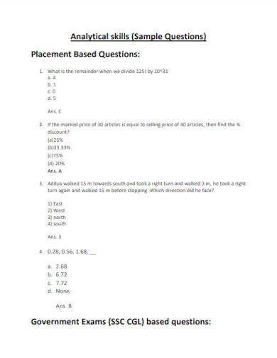 34 Analytical Skills Examples To Download