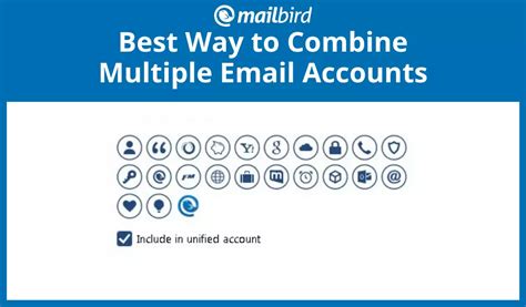 Combine Email Accounts Efficiently Mailbird