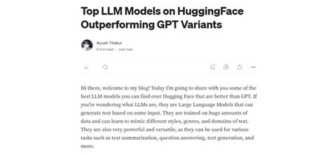 Top Llm Models On Huggingface Outperforming Gpt Variants Rdevelopersindia