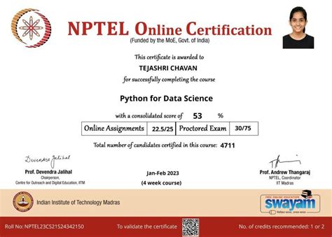 Im Happy To Share That Ive Obtained A New Certification Python For
