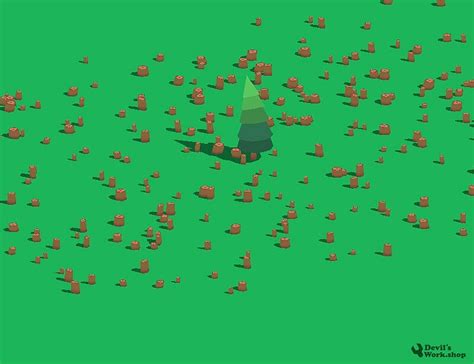 Low Poly Forest Free 3d Model On