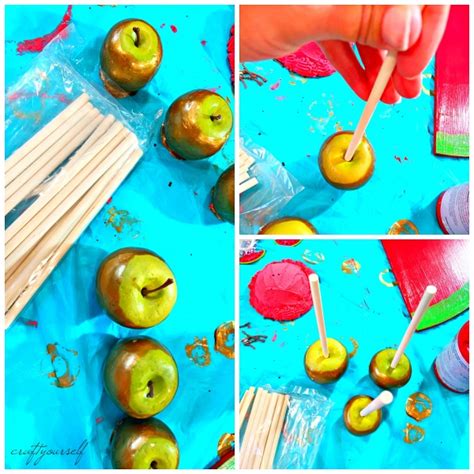 DIY Faux Candy Apples
