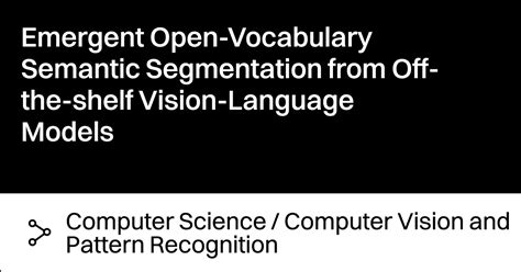Emergent Open Vocabulary Semantic Segmentation From Off The Shelf Vision Language Models