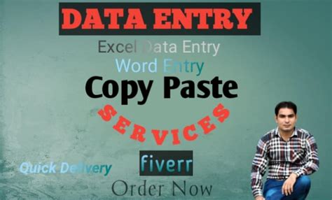 do fastest data entry copy paste excel entry web research web