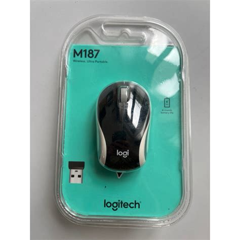 Jual Mouse Logitech Wireless Ultra Portable M187 BLACK Shopee Indonesia