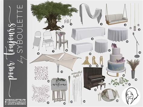 Sims 4 Wedding Pack 60 Photos